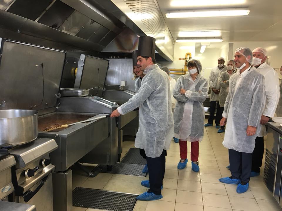 Inauguration de la cuisine centrale SODEXO rénovée