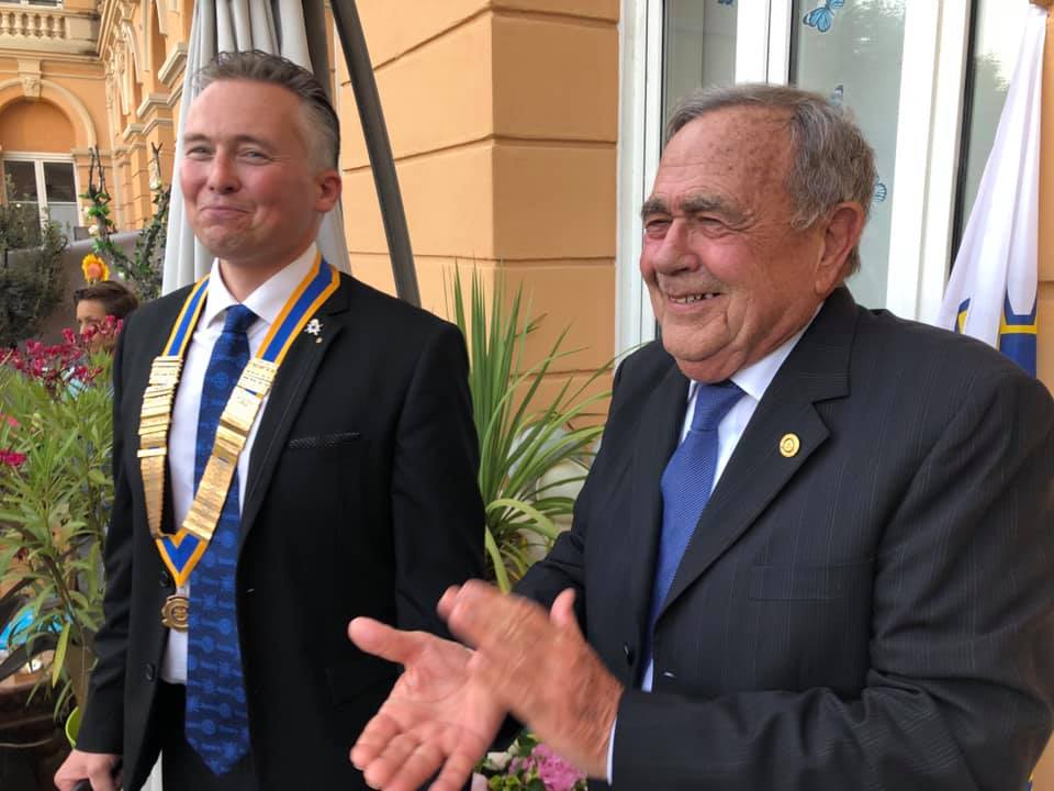 Jean-Charles LESSER devient Président du Rotary Club de Grasse